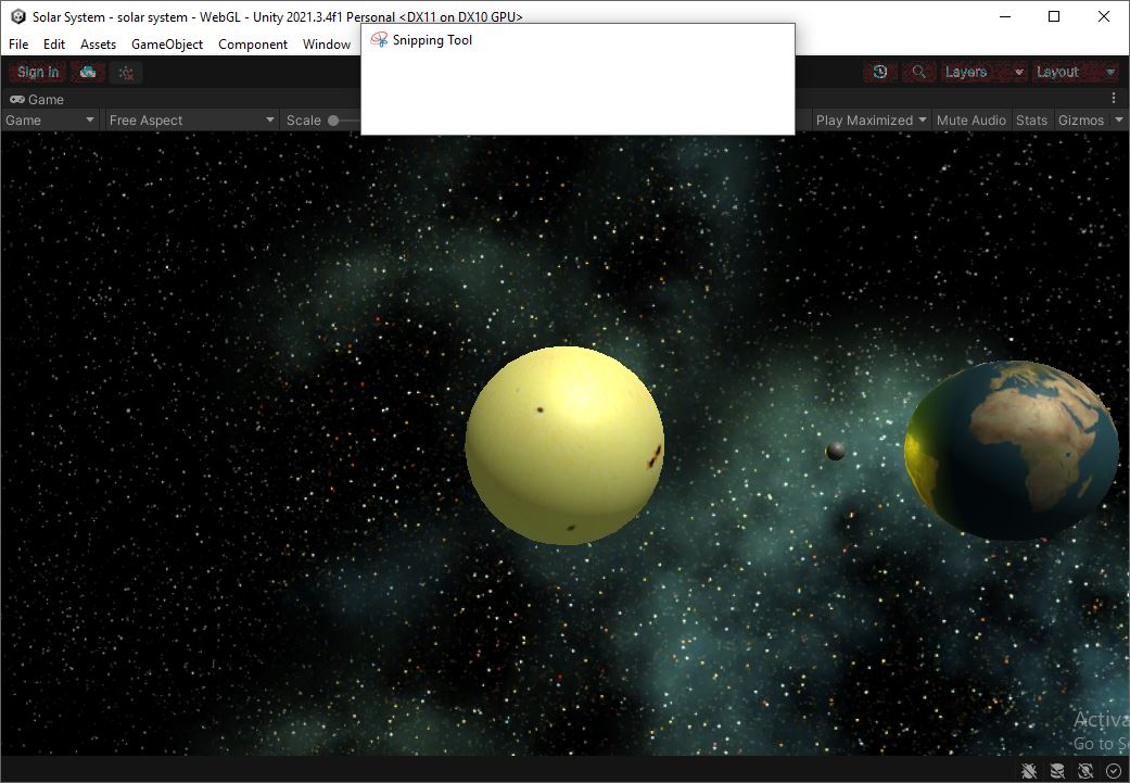 Solar System web by Royalzgamestudio