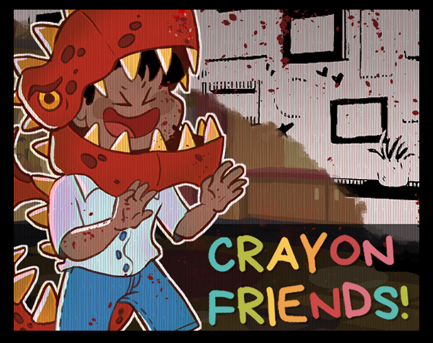 Crayon Friends! by nowshake, Beelzebub, jesmj93, achaldraws