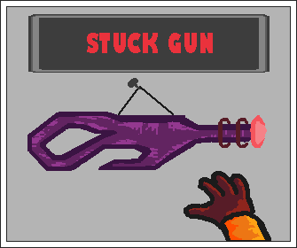 Stuck Gun by quietmuffin