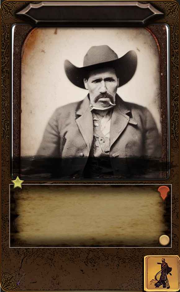 50 Western Wanted Cards Tin Type Style by Masked Ninja Games
