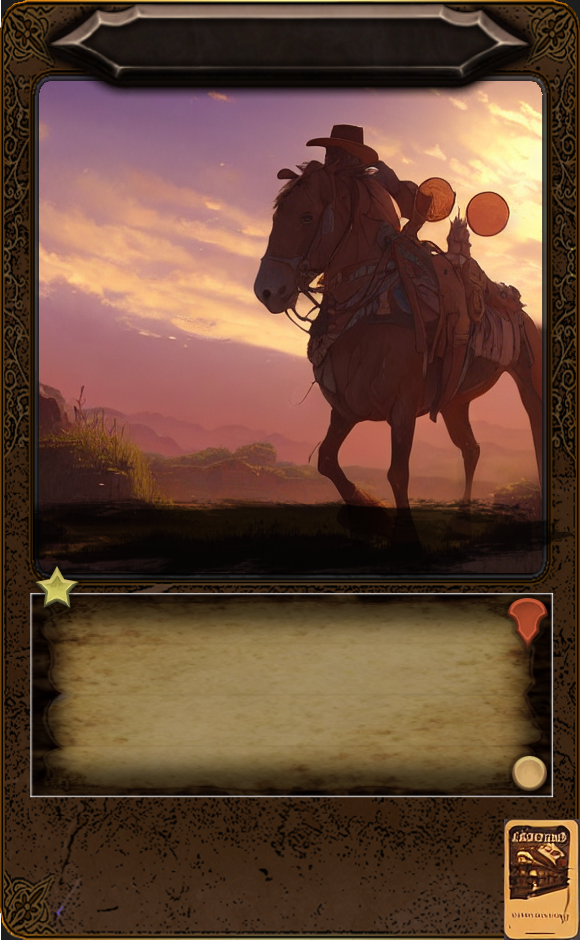 Complete Set of 350 Western Cards by Masked Ninja Games