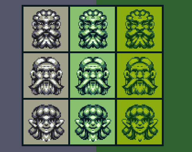 10 pixel-art portraits by elenetari