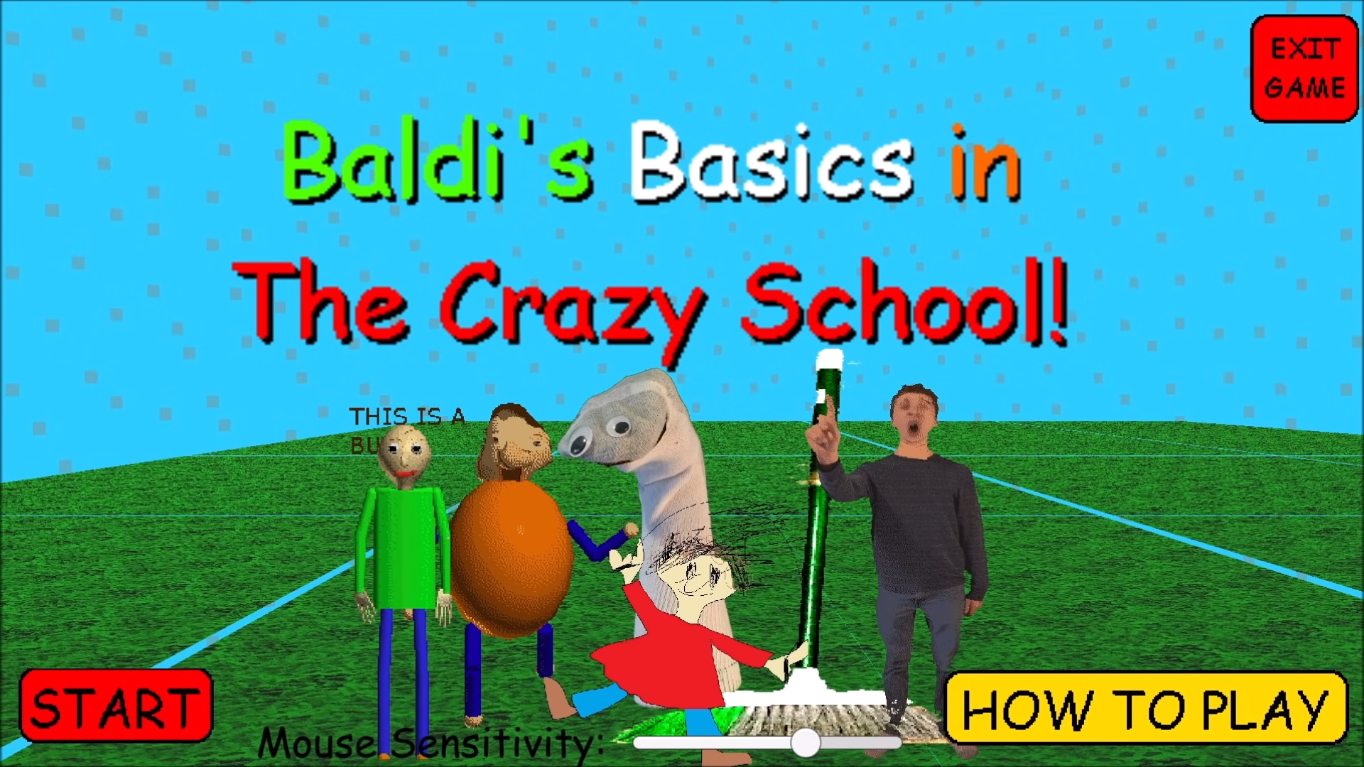 Baldi's Basics in the crazy school (REUPLOAD) by Littlerandy2009