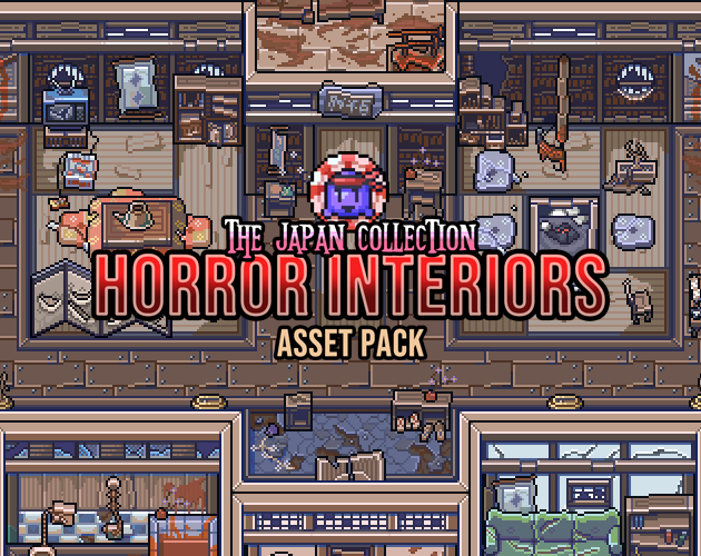 The Japan Collection: Horror Interiors by GuttyKreum