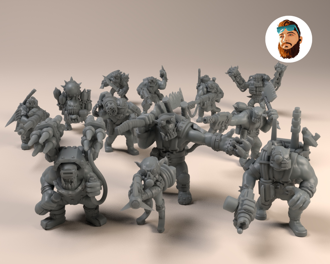 Orc Specialists: Sneaky Boys Team by lukeswayofllooking