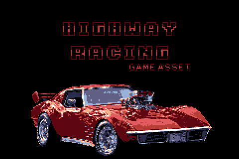 Highway Racing Game Asset by Alb_pixel Store