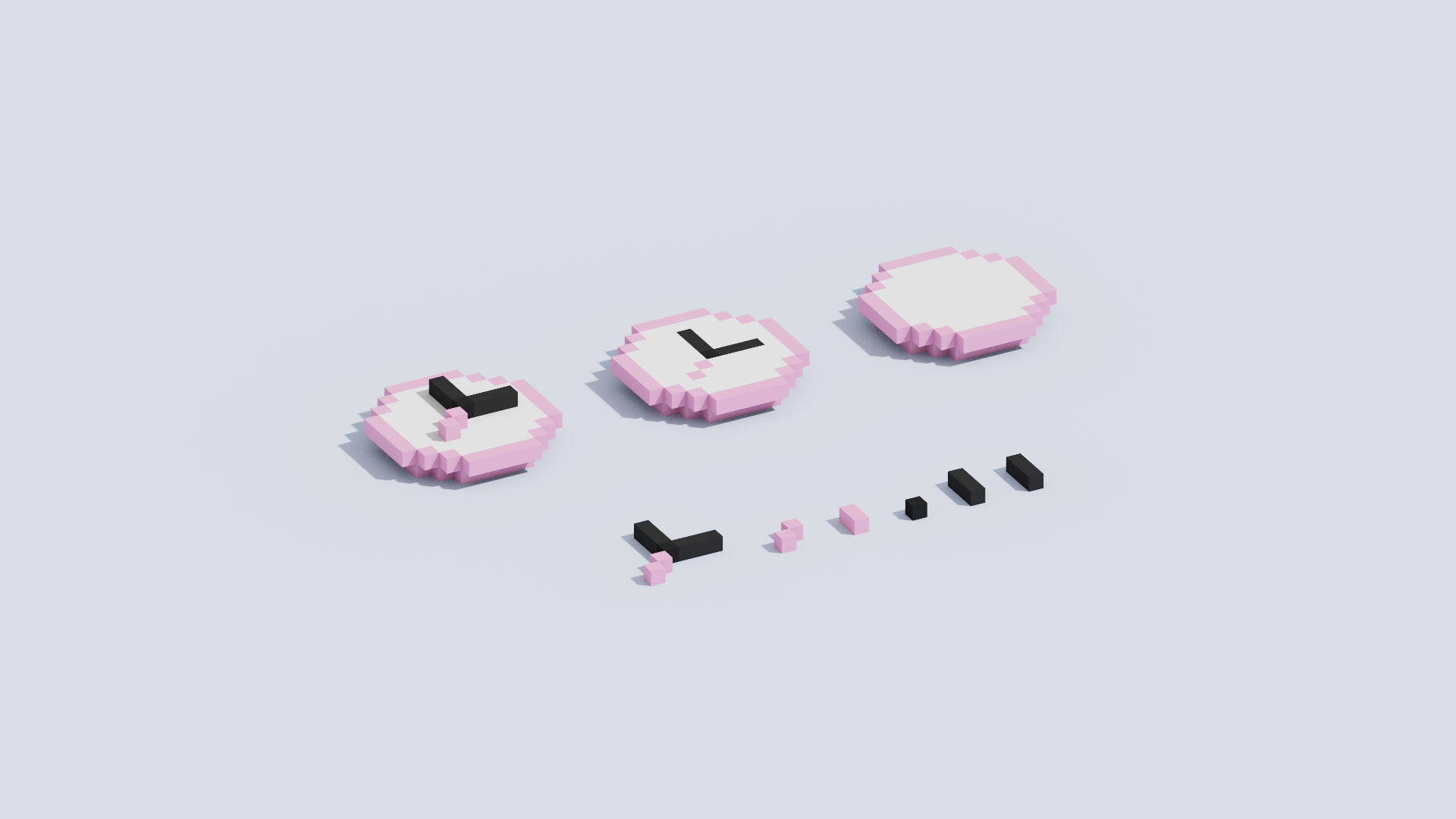 Voxel Wall Clock by VOX FOX