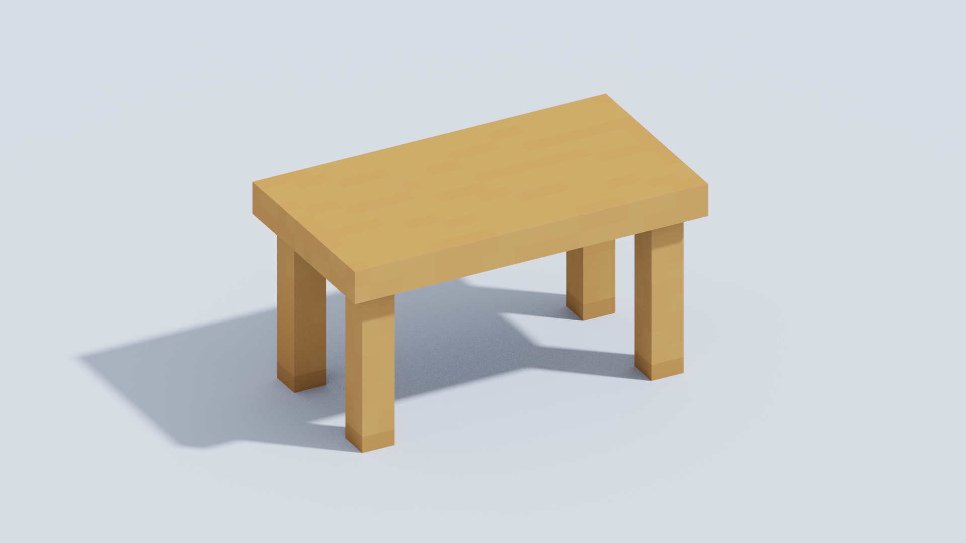 Voxel Wooden Table T2 by VOX FOX