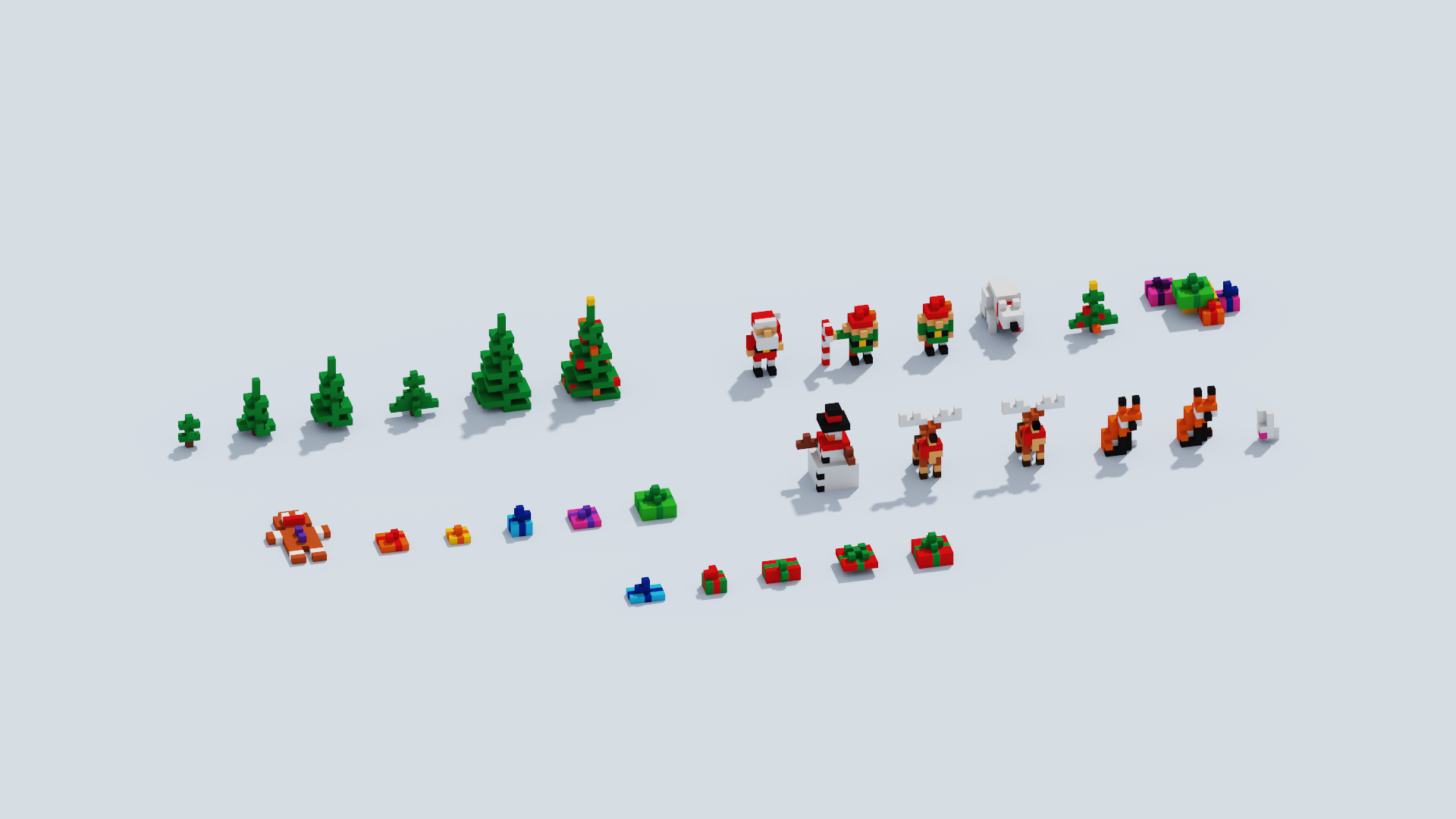 Voxel Xmas story by VOX FOX
