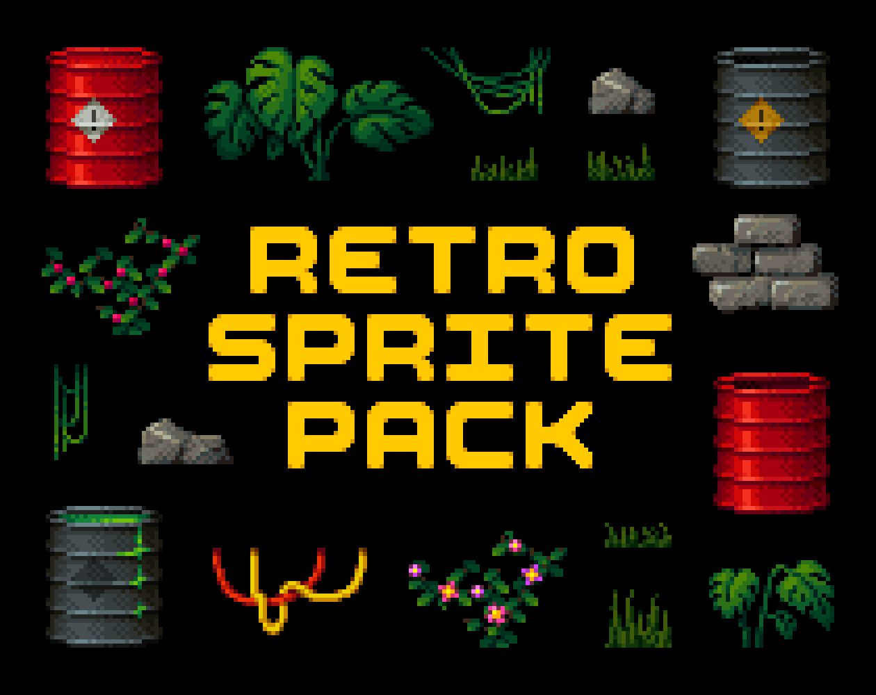 Retro Sprite Pack by Little Martian