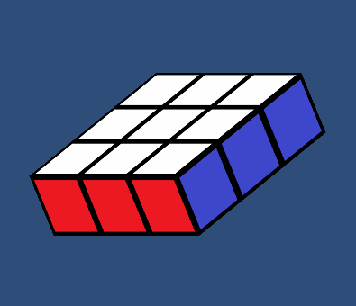 3x3x1 Scramble Cube by DianeSan