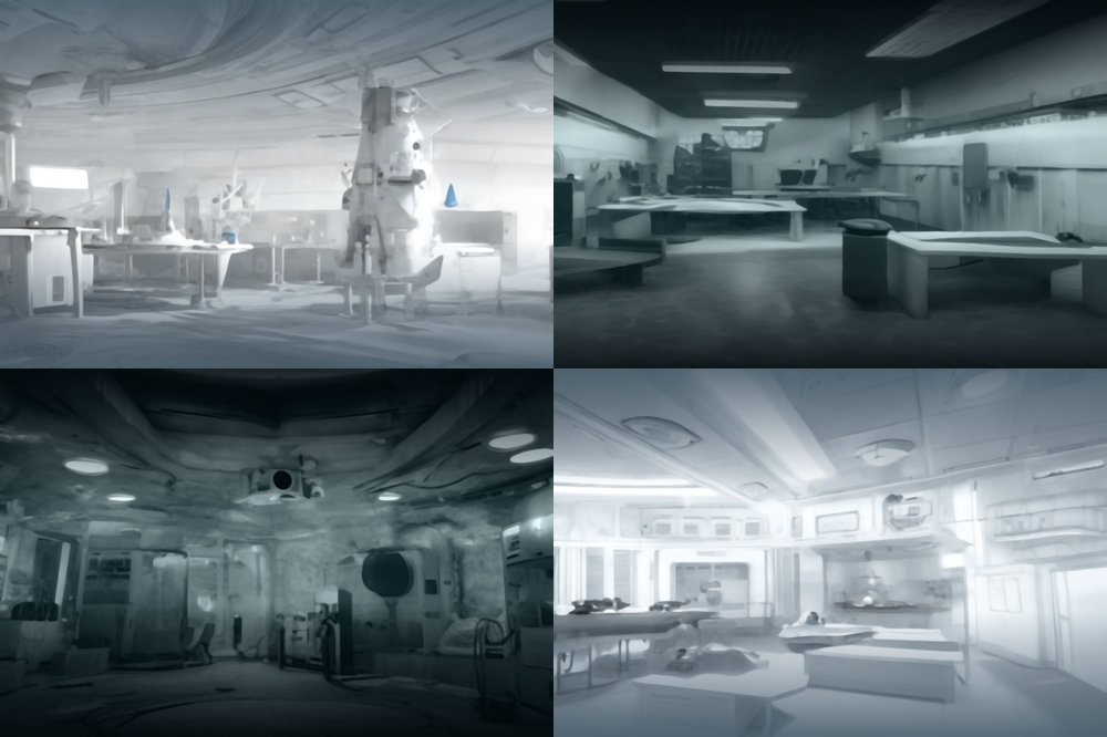 Moon Lab Pack: 16 Visual Novel Backgrounds by Rachel Chen