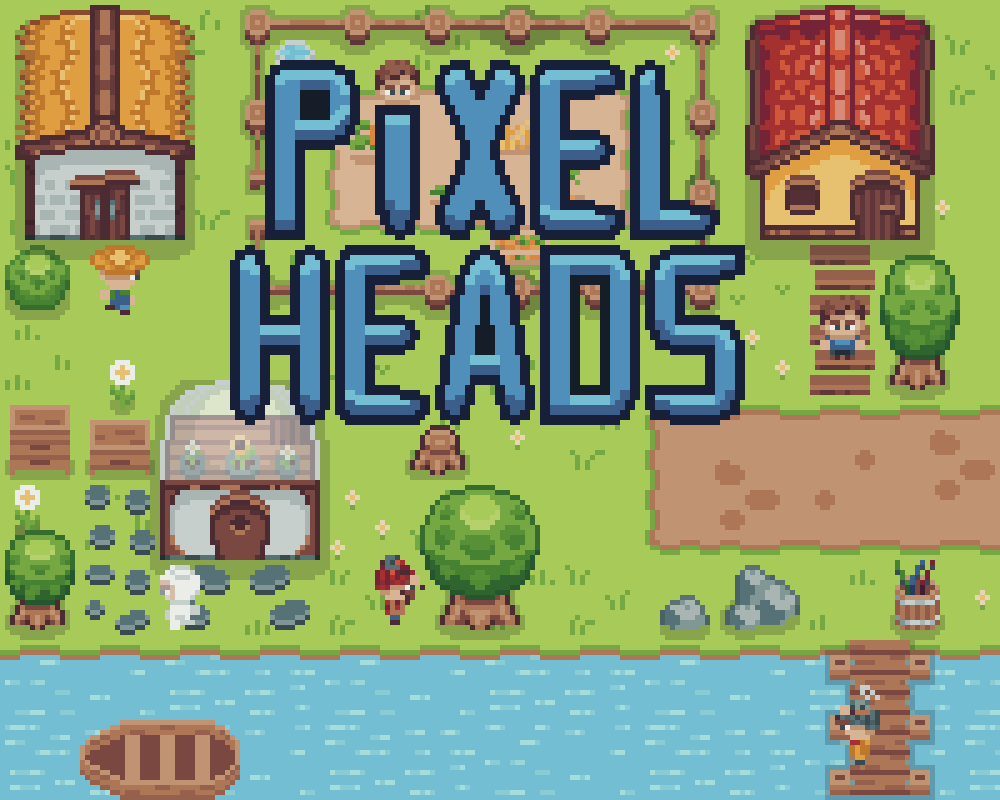 PixelHeads - Pixel Art Asset Pack - PixelHeads - 16x16 Pixel Art Asset ...