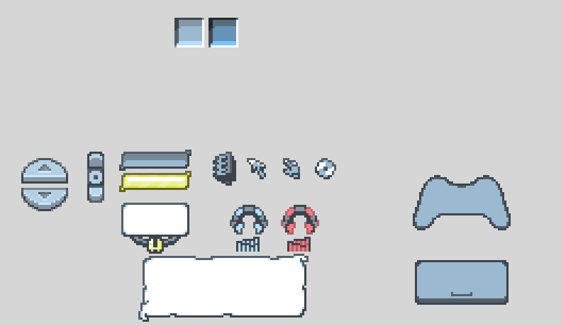 UI COLORFUL PIXEL ART by QueenJPG