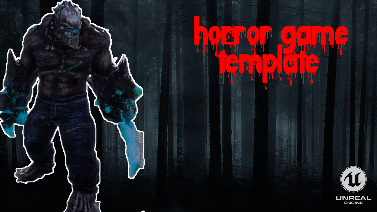 Horror Game Template For Unreal Engine by IntelloBytes