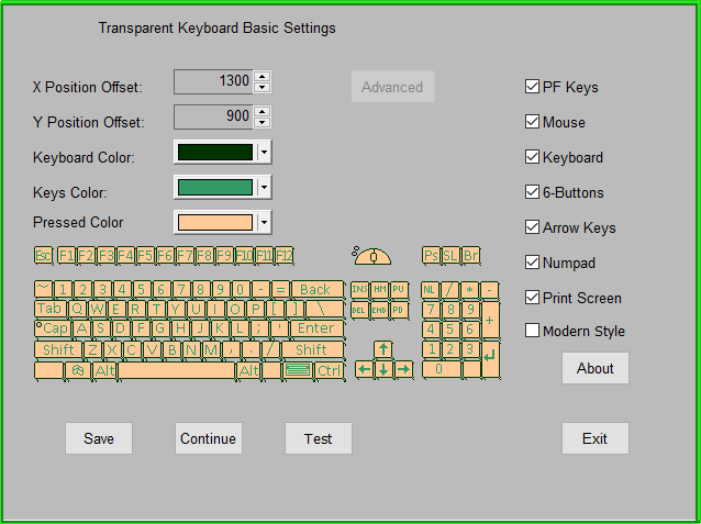 Transparent Keyboard Overlay by Newlands