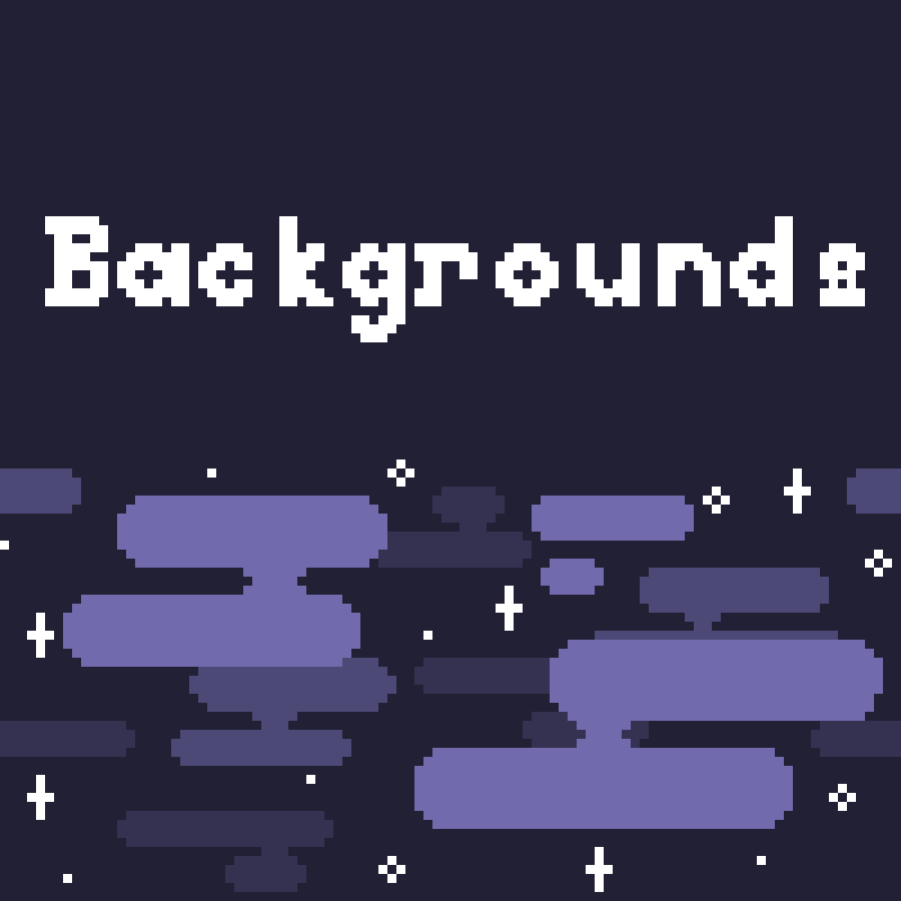 Backgrounds Pixel Pack by Blue?
