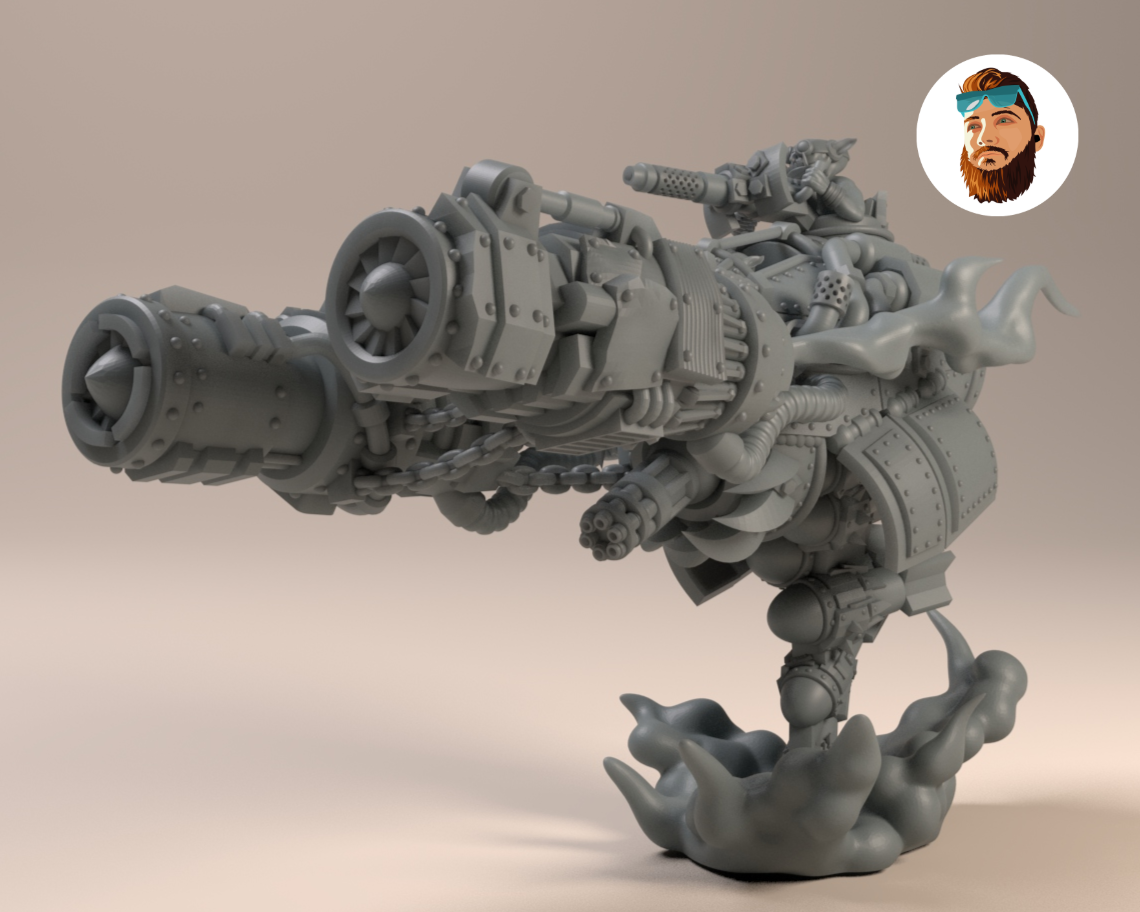 Orc Vehicles Flying: Dual Engine Bomber by lukeswayofllooking