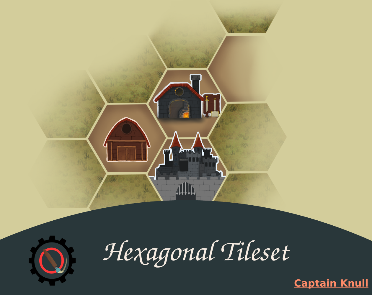 Hexagonal Tileset by Captain Zura
