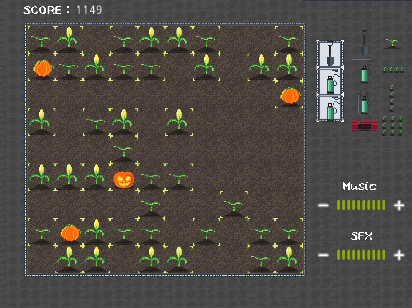 Pumpkinvasion by StK for Baba Game Jam - itch.io