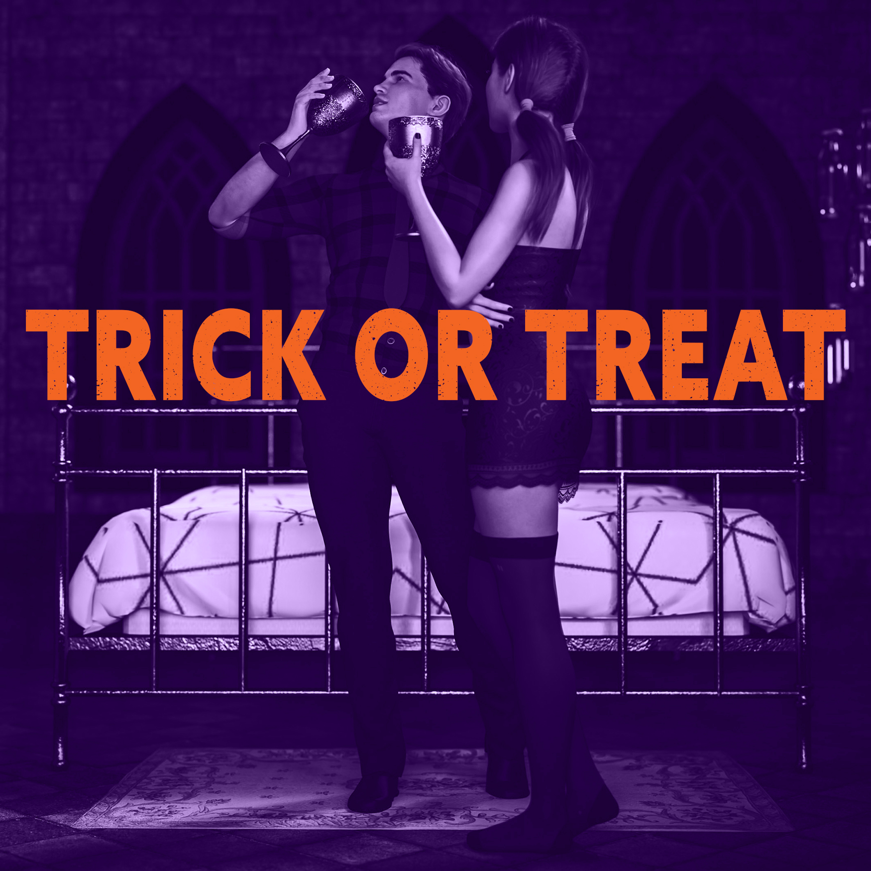 Trick or Treat with Wednesday [Lewd Parody Comic] by The Lost Boyz