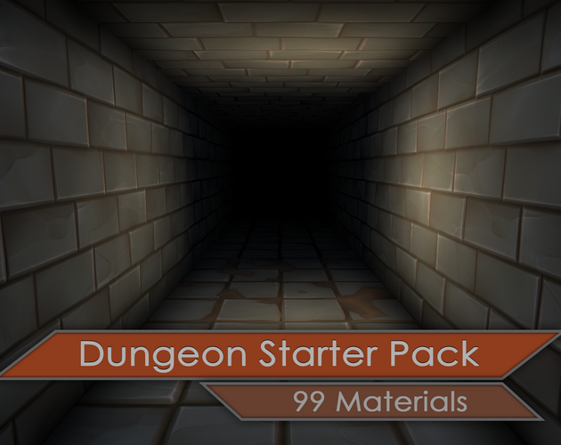 Stylized Textures - Dungeon Starter Pack by oleekconder