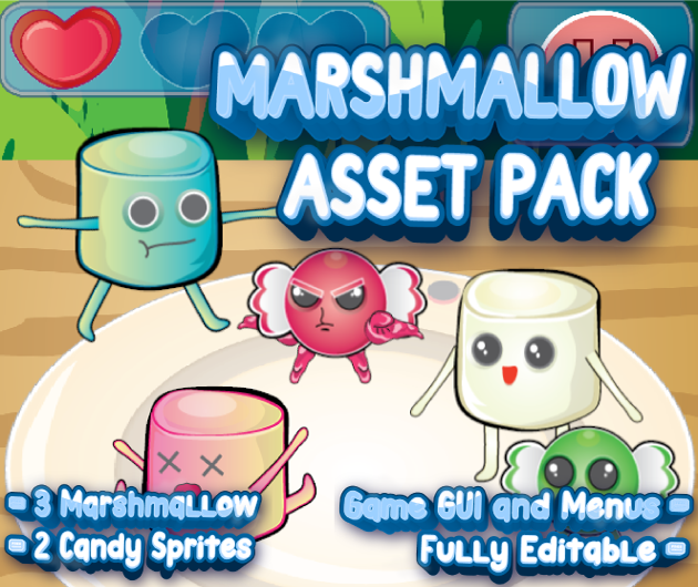 Marshmallow Candy Asset Pack by LiteBoot