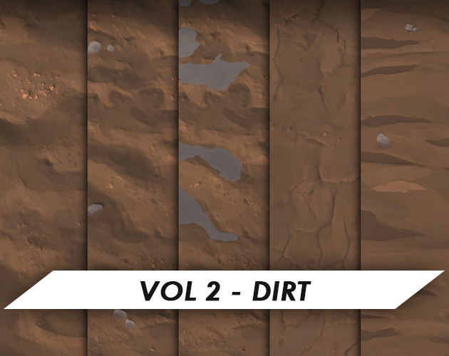 Stylized Textures - Vol 2 - Dirt by oleekconder