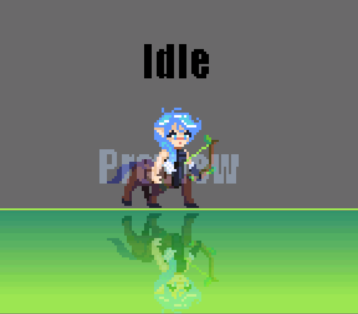 New Animations - Centaur Lady by Otsoga