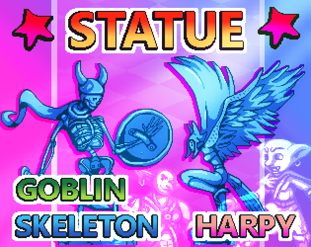 STATUE - FANTASY - Pixel Art by kiddolink
