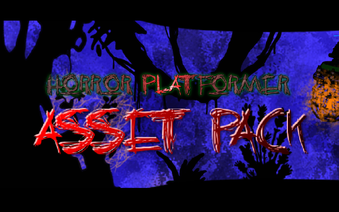 2D Horror game ASSETS - Update - Dark Horror Platformer Game Assets by ...