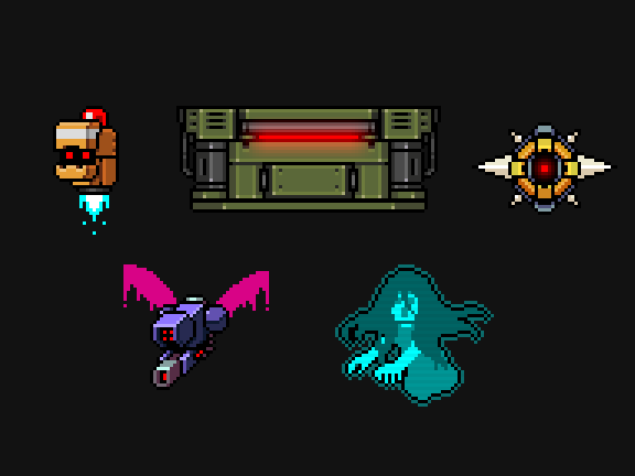 Enemy Robots - Sprite Sheets 3 by maidrobofactory