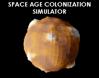 Space age colonization simulator by Leon Stansfield for 32bit jam 2022 ...