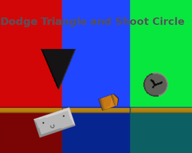 Dodge Triangle and Shoot Circle by Boumety