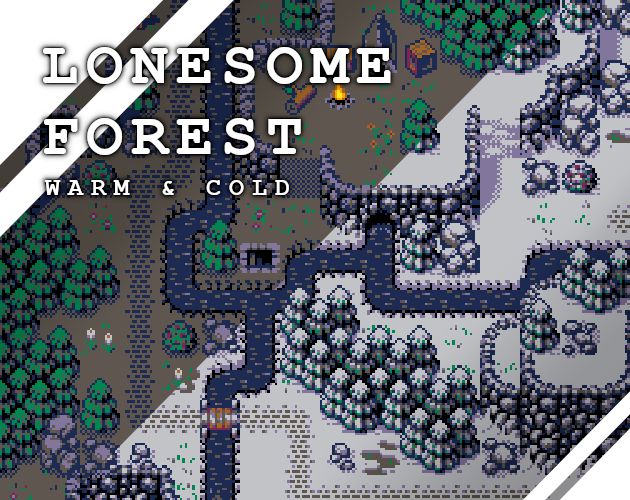 Updated Trees & Extra Tree Types for Lonesome Forest Tileset - Fantasy ...