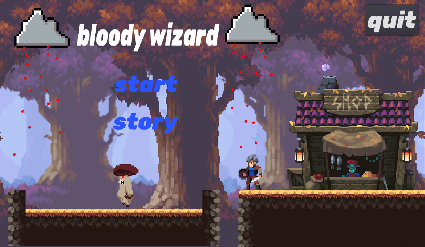bloody wizard by yahiaar for Mini Jam 118: Vampires - itch.io