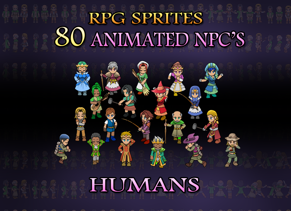 RPG NPC Humans by Low