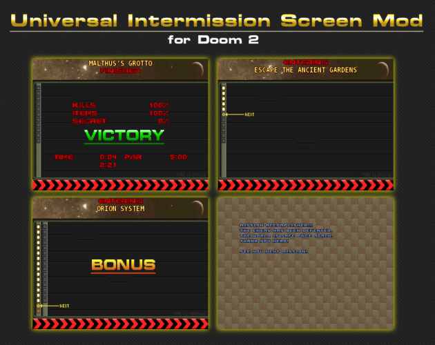 Doom 2 Intermission Screen Mod by Reactorcore