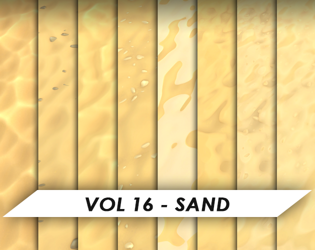 Stylized Textures - Vol 16 - Sand by oleekconder