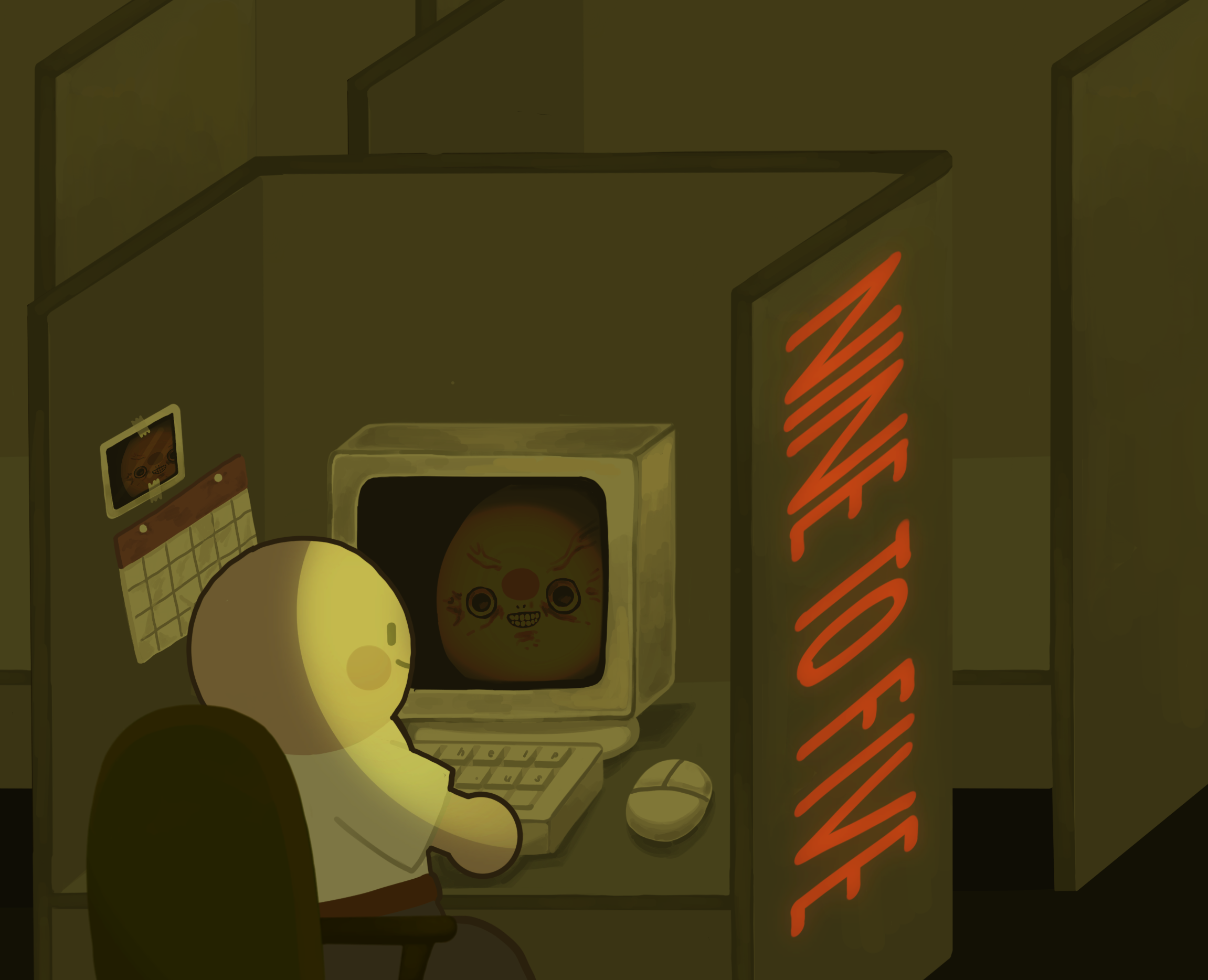 nine to five by eggbiskit, twixyuu, Autumn M, Evan Lew, Margarita Rodriguez, Jeff Row, spandemic