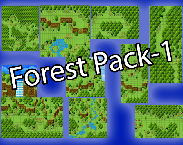 Forest Pack 1 (Rpg Maker Map Pack) by RpgMakerMaps