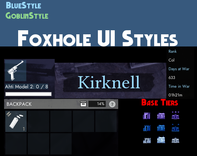 Foxhole | UI Styles by Ceeps