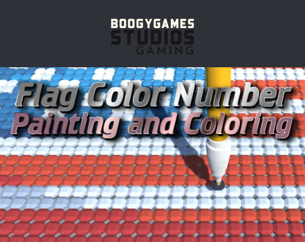 Flag Color Number - Painting and Coloring by Boogygames Studios