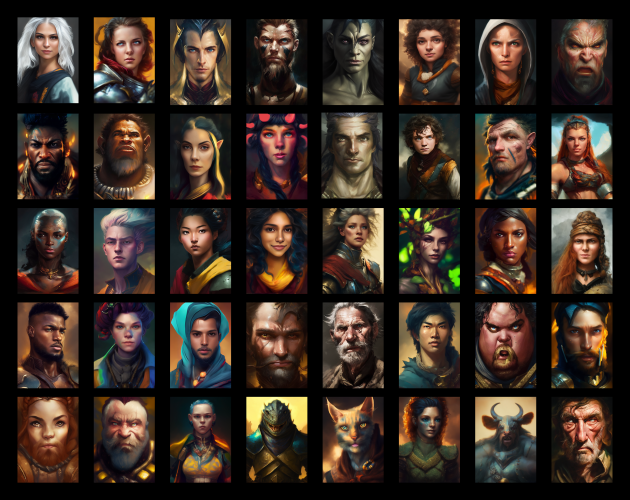 Fantasy Character Portraits Pack by Magory