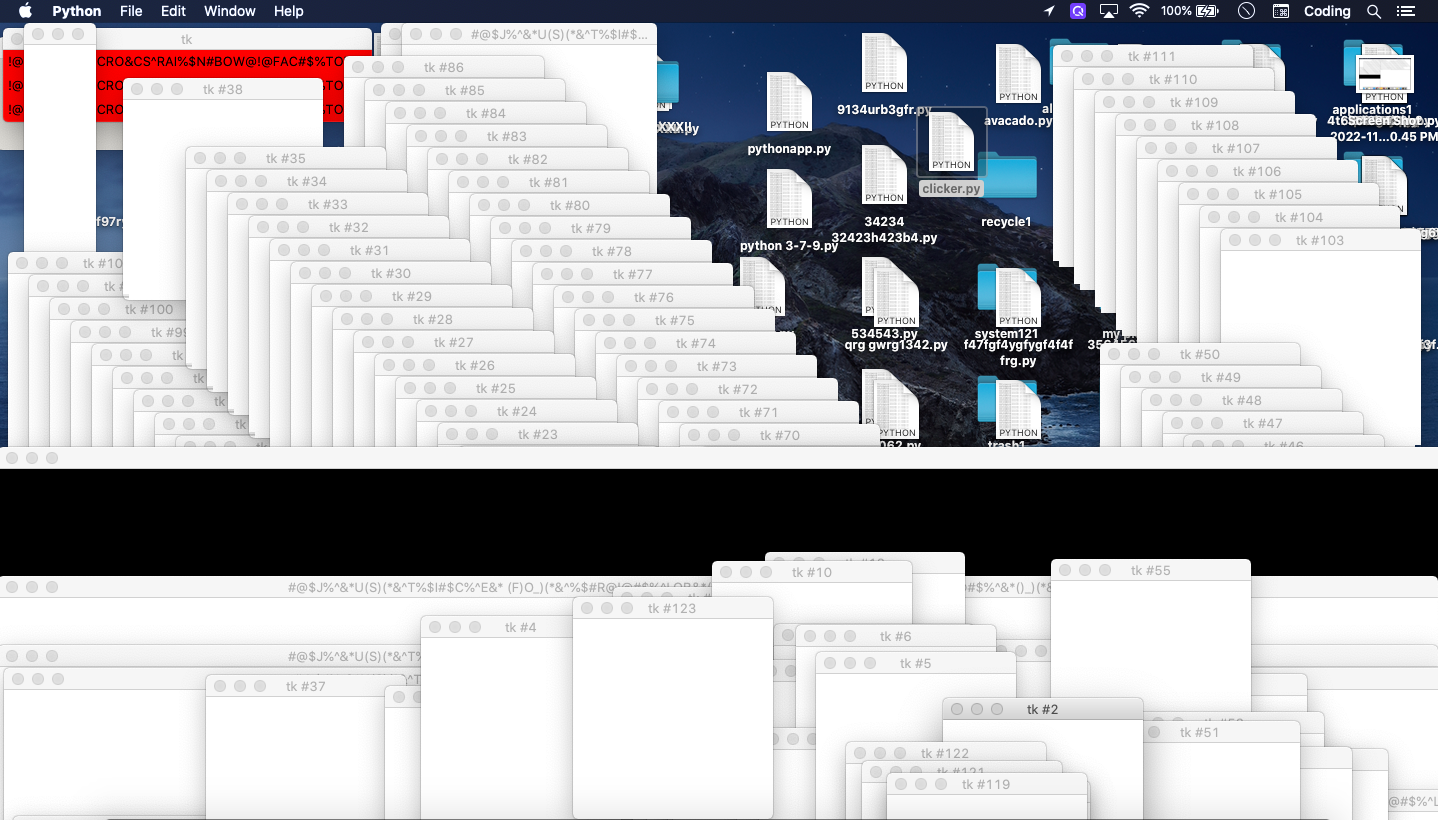 GHOULXXXXII Python Malware (Virus) (Python Source Code) by zonellobster250