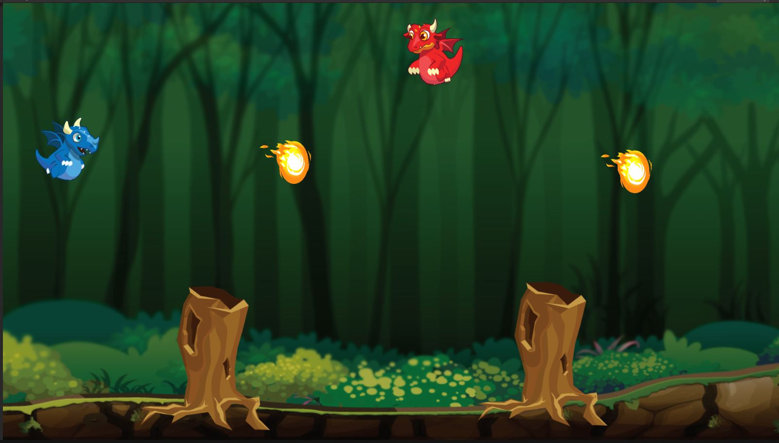 Dragons 2D game by CaffeinatedGamerYT