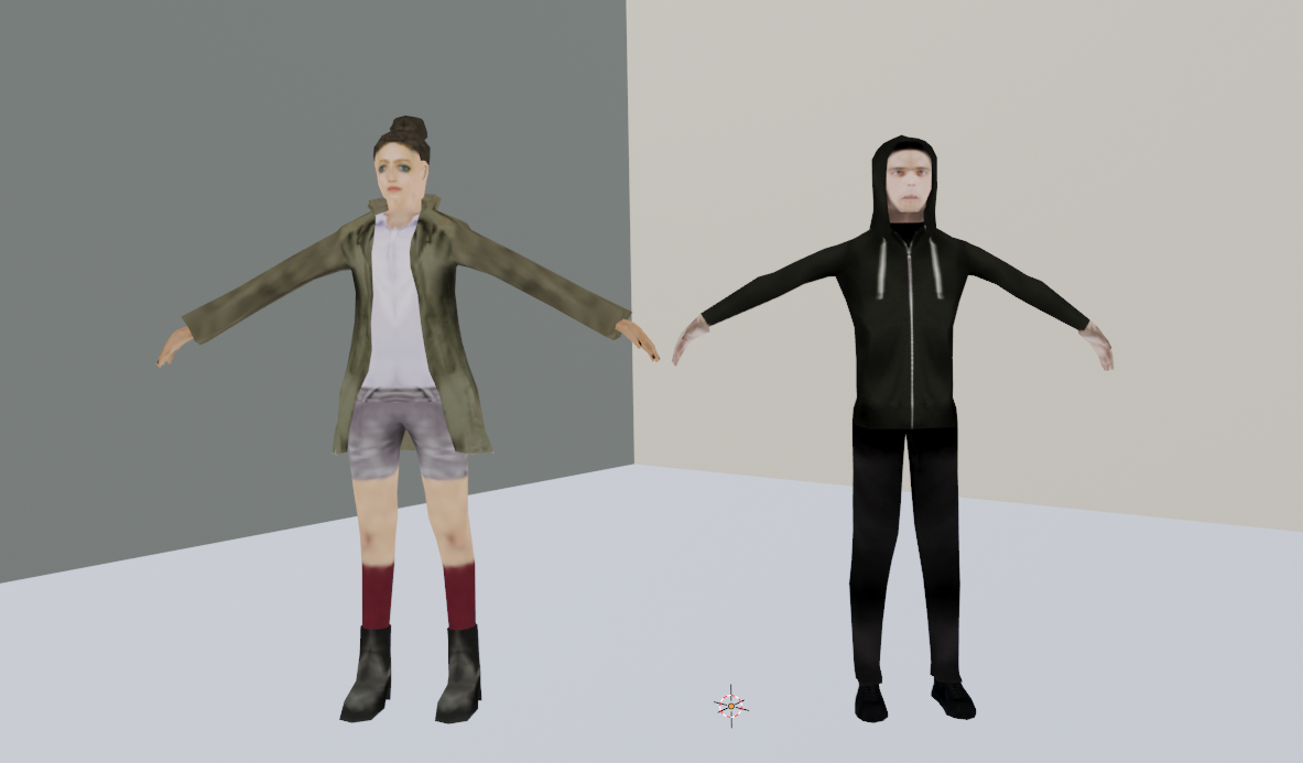 Free Rigged PSX models from Mr Robot by CLOUDLESS STUDIO