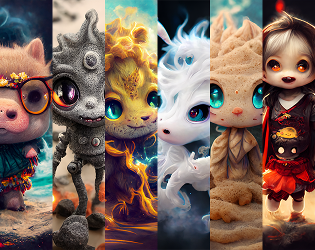 500 Monster Cards Images Pictures - Set 2 by Lenkz