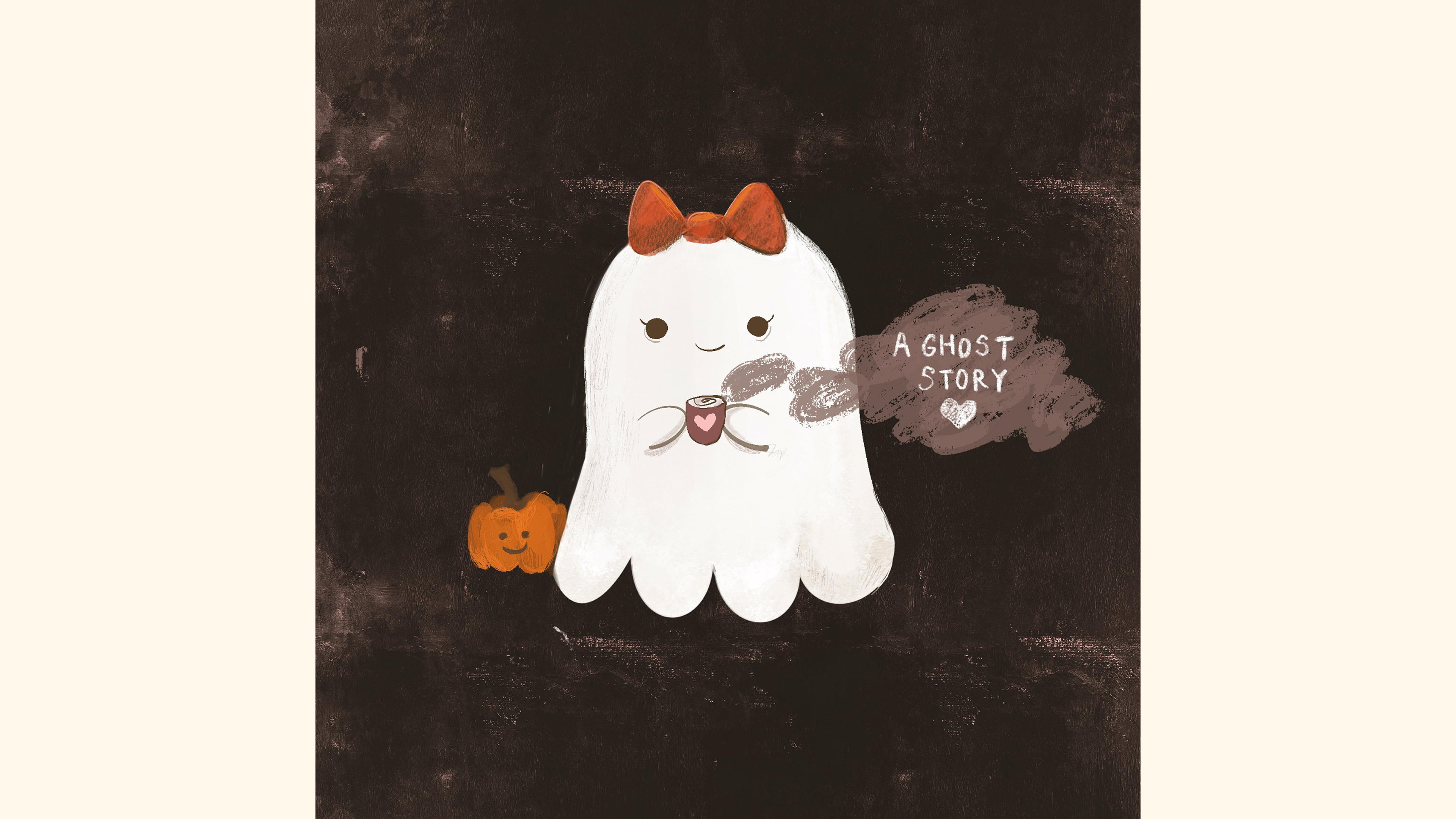 A ghost story by daria.illustrations