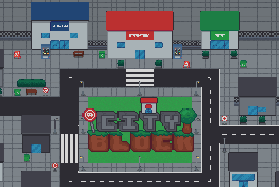 City Block Tile Set by TheDevAnt